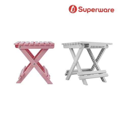 Srithai Superware เก้าอี้พลาสติกพับได้ เก้าอี้เตี้ย เก้าอี้ซักผ้า เก้าอี้พกพา เก้าอี้ปิคนิค