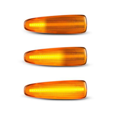 Повторители поворотников светодиодные, динамические оранжевые для ...