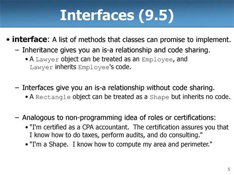 Cse 143 Lecture 6 Interfaces Complexity Big Oh Ppt Download