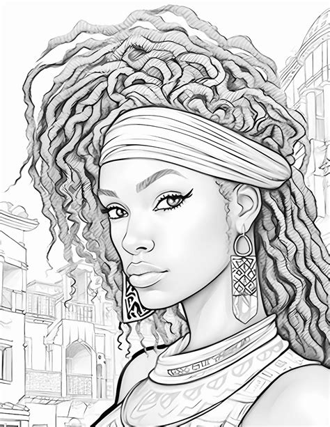 10 Black Woman Coloring Pages African American Coloring Pages Adult
