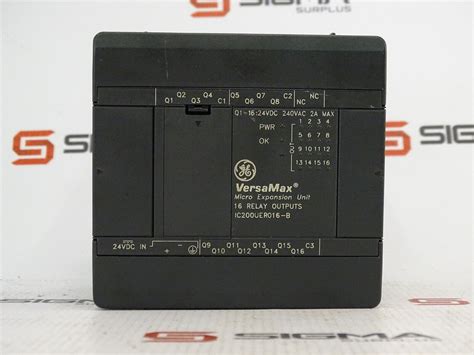 Ge Fanuc Ic200uer016 B Versamax Micro Expansion Controller Unit 16 Relay Output Industrial Lynx