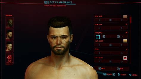 Promo Cover Art Male V Preset Cyberpunk Mod