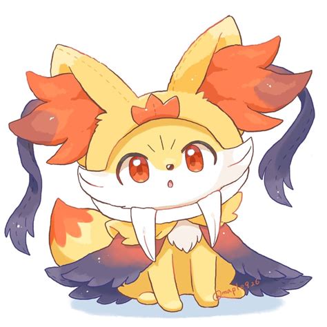 Fennekin Delphox And Mega Delphox Pokemon Drawn By Kanamaple926