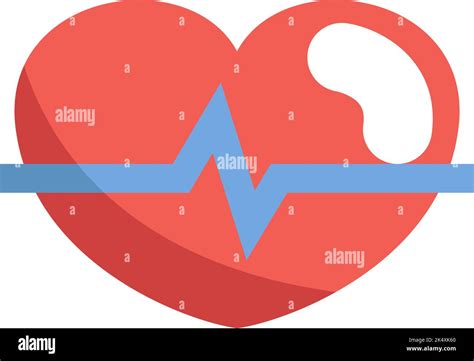 Heart Beat Illustration Vector On A White Background Stock Vector Image And Art Alamy