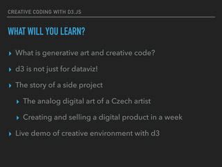 Creative Coding With D3 Js
