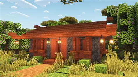 Майнкрафт Как построить дом из акации в майнкрафте Youtube