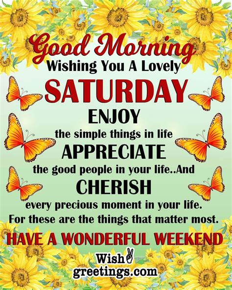 Lovely Saturday Morning Quotes
