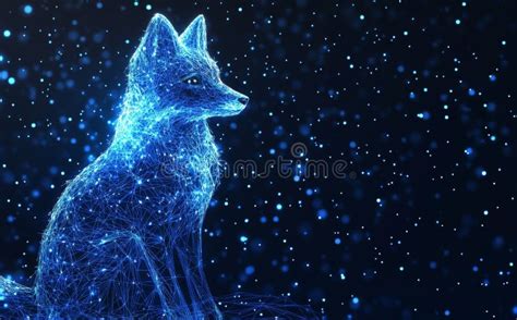 A Visual Representation Of A Digital Network Abstractly Rendered Highlighting Technological