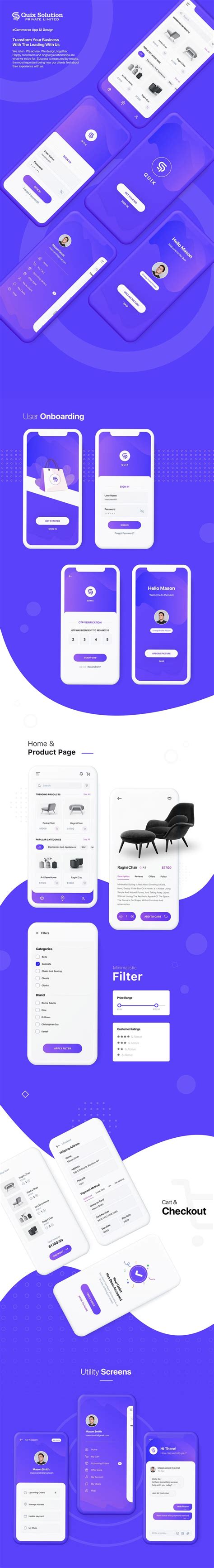 ECommerce App UI Design App Ui Design Ecommerce App Ux App Design