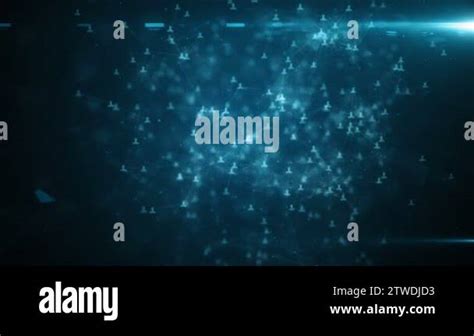 Connecting People On The Internet Nodes Transforming Into The Form Of The Word Social Media