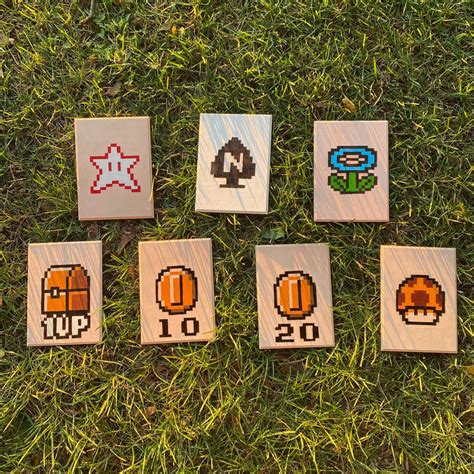 Ready To Hang Super Mario Bros 3 Memory Card Game Wall Plaques Etsy