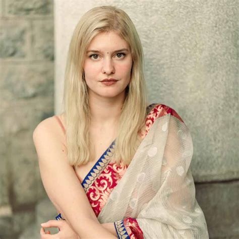 German Woman In Saree Picture Of German Woman Wears Saree And Done
