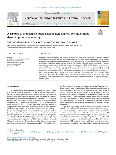 Pdf A Mixture Of Probabilistic Predictable Feature Analysis For Multi
