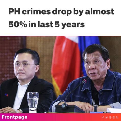 Front Page The Philippine National Police Pnp Reported That The Total Number Of Crimes In
