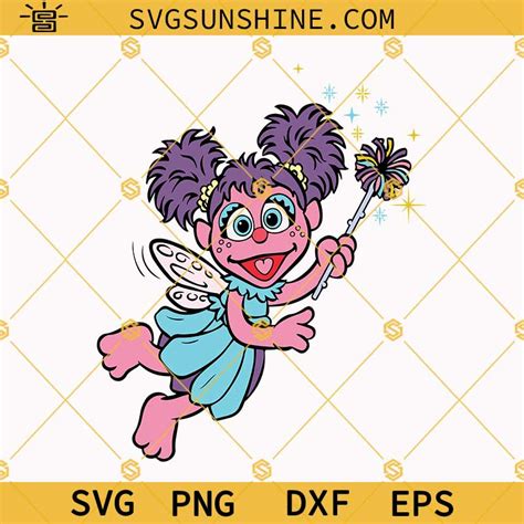 Abby Cadabby Svg Sesame Street Svg Abby Cadabby Png Dxf Eps Vector