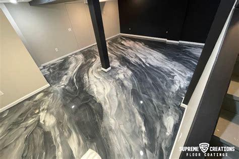 Innovative Design Ideas For Epoxy Coated Basement Floors Supreme