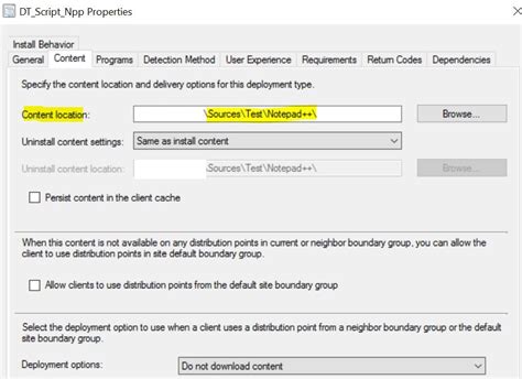 create script deployment type using powershell for sccm exe application htmd blog