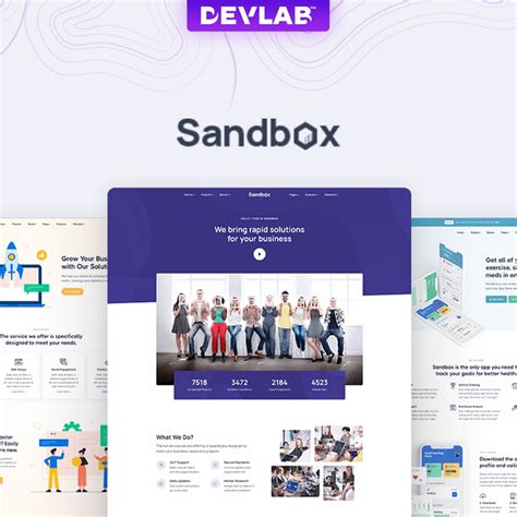 Jual Sandbox Tailwind Css Modern And Multipurpose Template Shopee