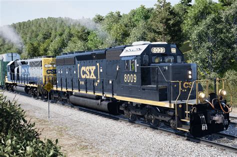CSX Black SD40 2 YN3B