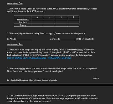 Solved Assignment One 1 How Would String Best Be