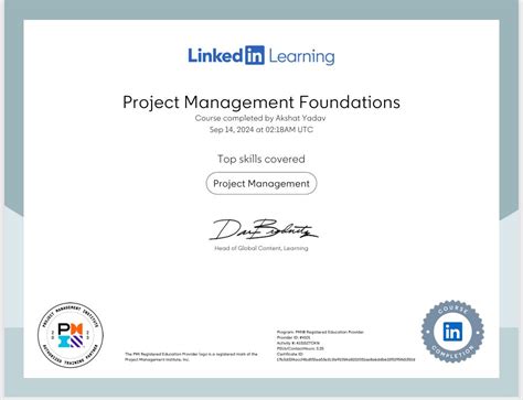 Akshat Yadav On Linkedin Certification Completed On Project
