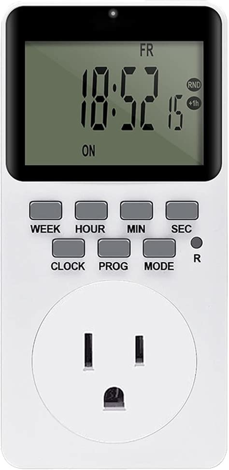 Outlet Timer Indoor Digital Infinite Repeat Cycle Intermittent Timer Plug