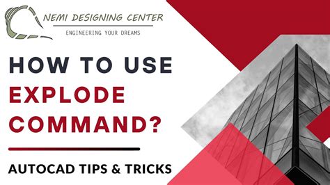 How To Use Explode Command Autocad Tips And Tricks Nemi Designing