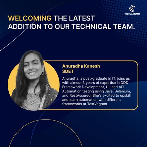 Testvagrant Technologies On Linkedin Testvagrant Welcomeonboard