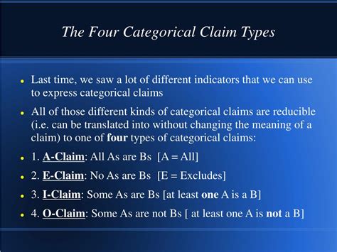 Ppt Categorical Arguments Claims And Venn Diagrams Powerpoint Presentation Id 1141675
