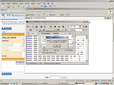 programmation pic 16f84a