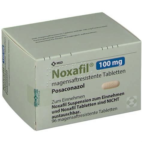 Posaconazole 100mg Noxafil Treatment Fungal Infection At Rs 2800