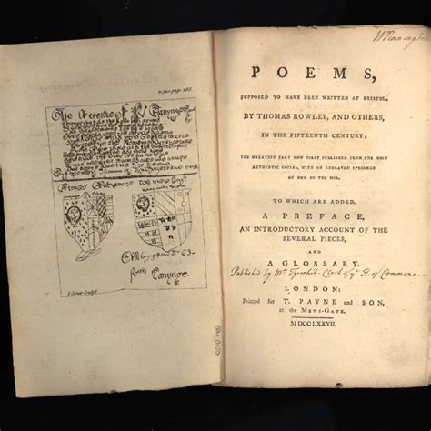 Thomas Chatterton De Joven Idiota A Genio La Historia De Cómo Un