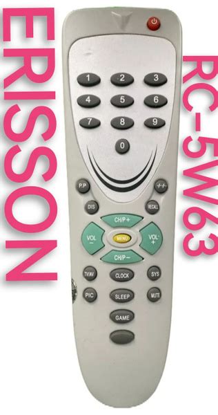 Пульт ДУ HUAYU Пульт RC-5W63 для телевизоров Erisson/ЭРИССОН /ЭРИСОН ...