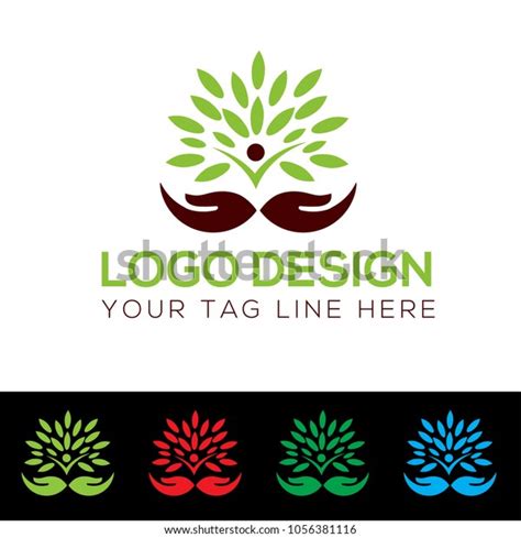 Tree Logo Design Template Vector Eps Stock Vector Royalty Free Shutterstock