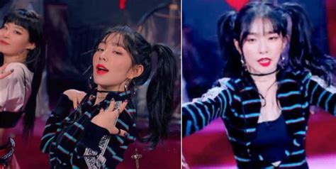 흑발에 빨간 립스틱까지 레드벨벳 신곡 뮤비서 양갈래 묶고 할리퀸으로 변신한 아이린 영상 오펀 디스커스