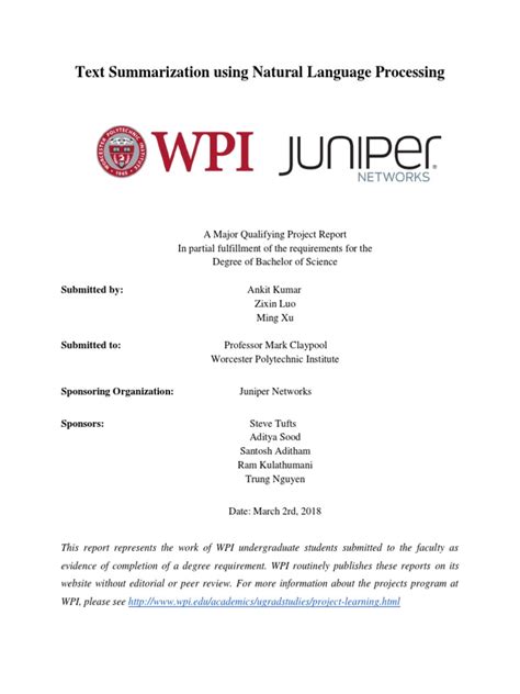 Text Summarization Pdf Artificial Neural Network Deep Learning