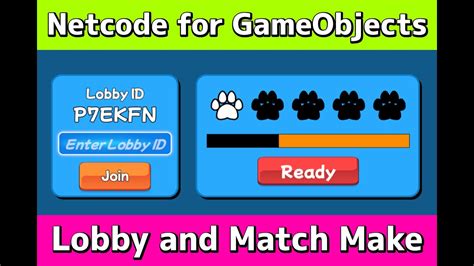 Netcode For Gameobjectsとplayfabを使ったロビーとマッチメイクのシステムのアセットを作りました【unity Asset Store】 Youtube