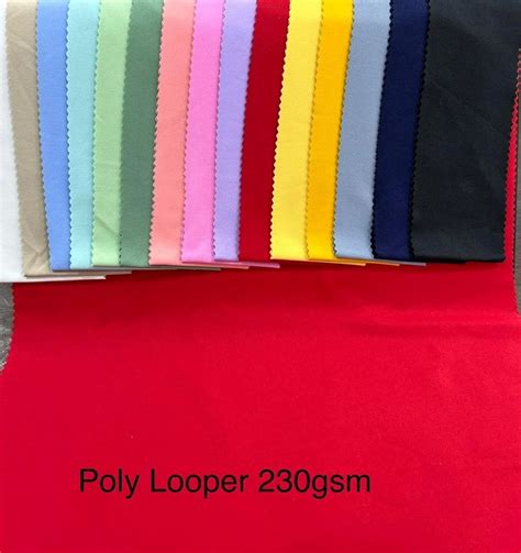 Polyester Spandex Loop Knit Fabric Gsm 230 At Rs 281kg In Navi