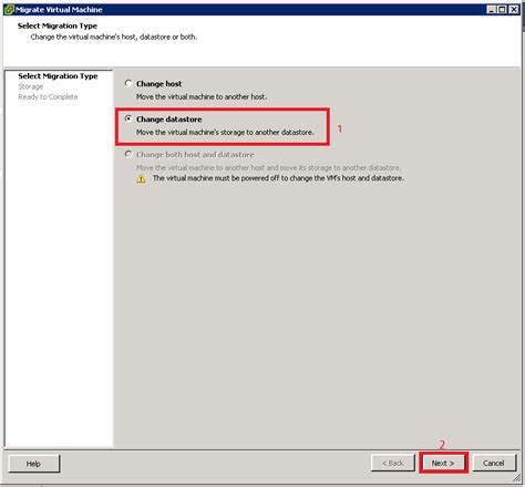 Pantallazoses Vmware Vsphere Storage Vmotion