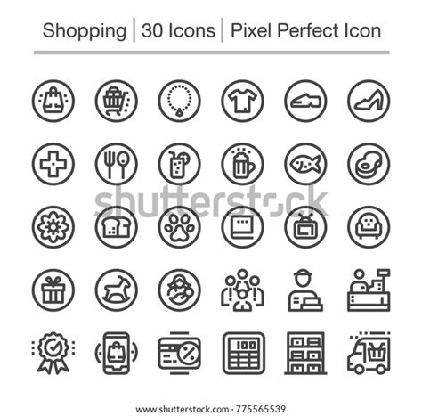 Shopping Line Iconeditable Strokepixel Perfect Icon Stock Vector Royalty Free 775565539