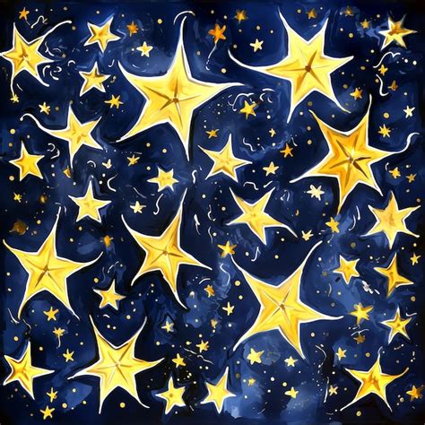 Premium Photo Christmas Star Patterns Ai Generated
