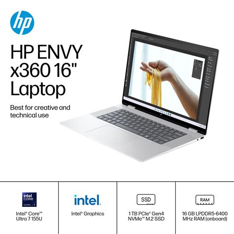 Customer Reviews Hp Envy In K Touch Screen Laptop Intel Core Ultra Gb Memory Tb