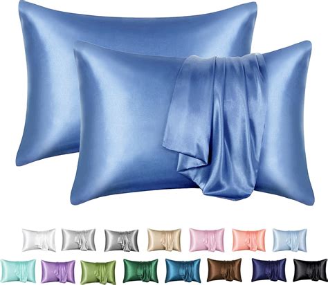 Mrandhm Lot De 2 Taies Doreiller En Satin Pour Cheveux Et Peau Taies D