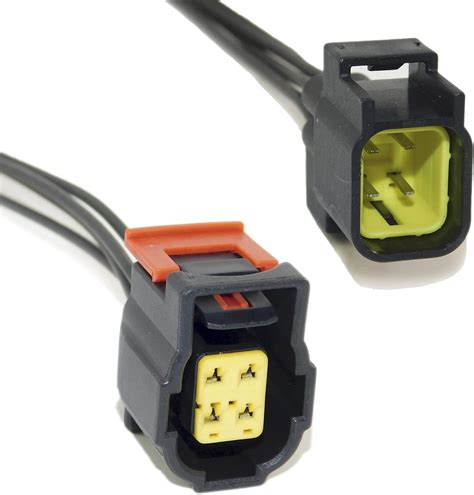 1x Female And Male Connector 4 Pin For O2 Oxygen Sensor Sg1849 Automotive