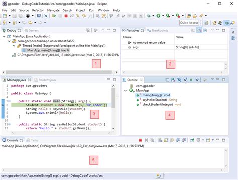 Hướng Dẫn Debug Code Trong Eclipse Gp Coder Lập Trình Java Hri