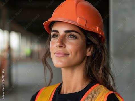 Female Engineer Discussing Site Logistics With Construction Managers At A Mixed Use Development
