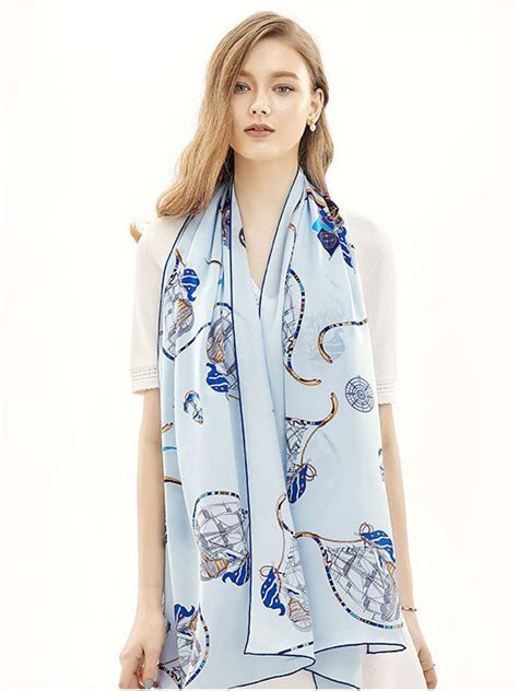 Womens Luxury Silk Scarf