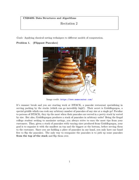 Cs2040s Recitation 2 Cs2040s Data Structures And Algorithms Recitation 2 Goalsapplying