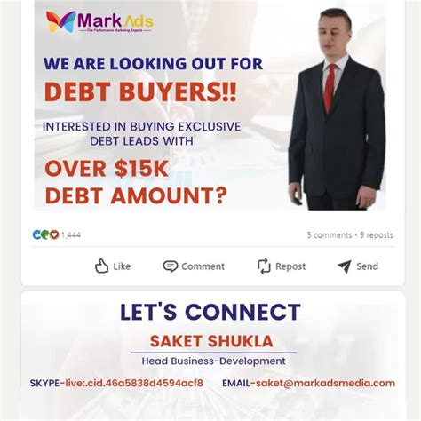 saket shukla on linkedin creditcarddebtleads financialservices