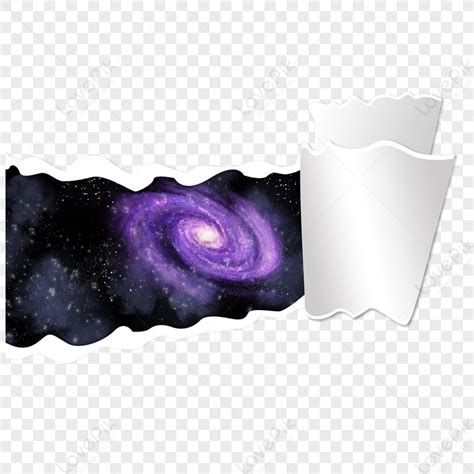 보라색 실버 리버 스타 야경 라이트 찢어진 종이 일러스트 우주 하늘구름미술 Png 일러스트 무료 다운로드 Lovepik